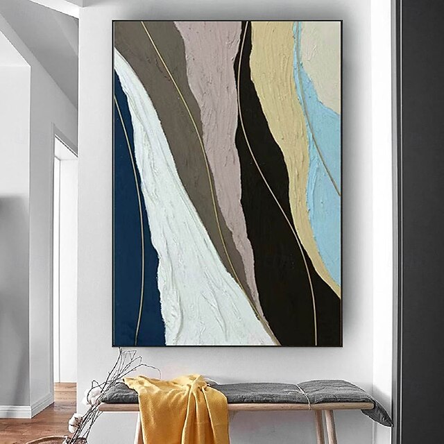 Handmade Oil Painting Canvas Wall Art Decoration Abstract Texture for ...