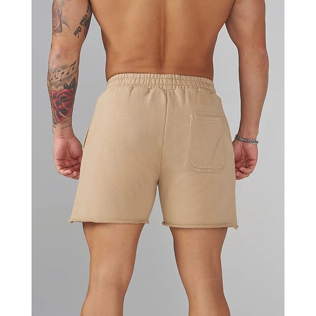 Men's Running Shorts Athletic Shorts Gym Shorts Drawstring Pocket ...