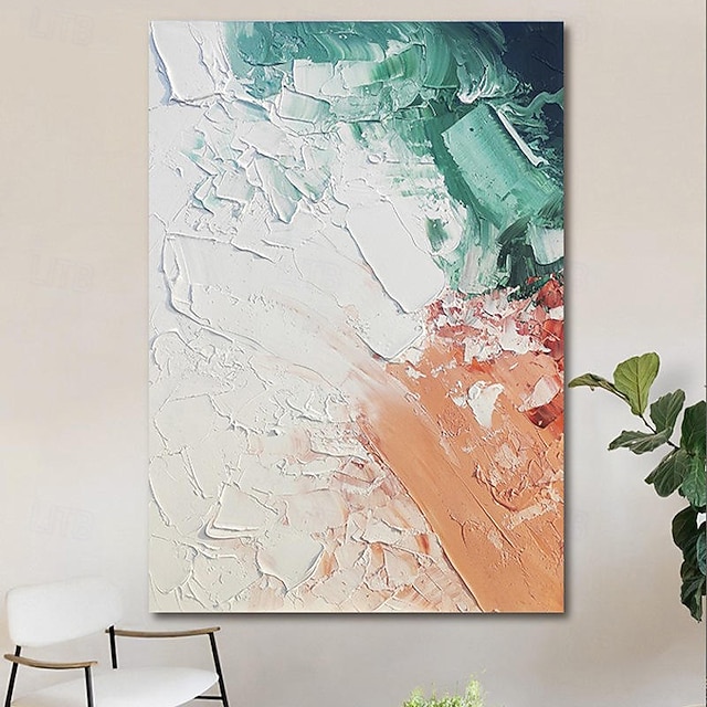 Handmade Oil Painting Canvas Wall Decoration Abstract Thick Oil Texture ...