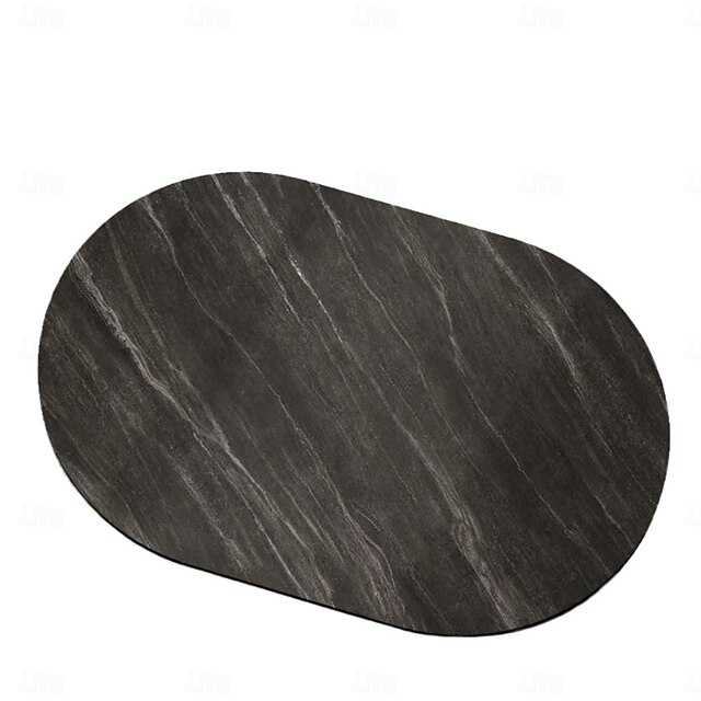 Absorbent Diatomite Soft Bath Mat Non-Slip Bathroom Floor Mat for ...