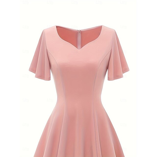 Élégant Classique Années 1950 Midi Robe Trapèze Robe trapèze Robe ...