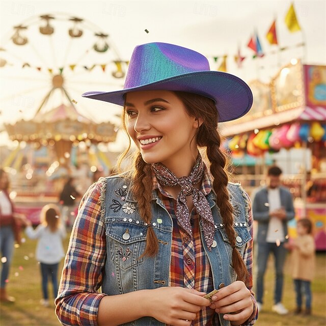 Carnival 2026 Carnival Hat Cowboy Hat Party / Evening Funny Adults ...