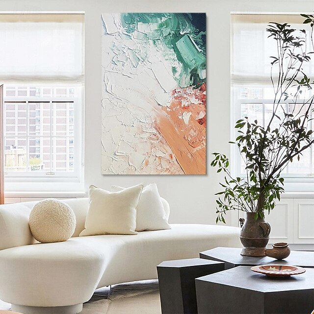 Handmade Oil Painting Canvas Wall Decoration Abstract Thick Oil Texture ...