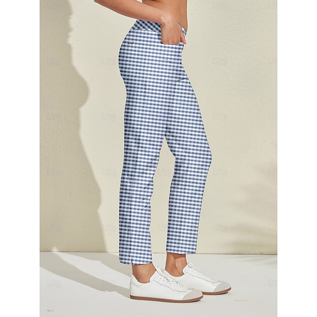 Women's Golf Pants Dusty Blue Pants / Trousers Ladies Golf Attire ...