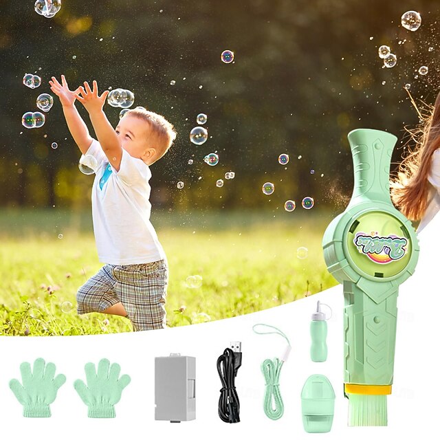 Bubble Wands - Elastic Smog Bubble Machine,Automatic Cute Blower ...
