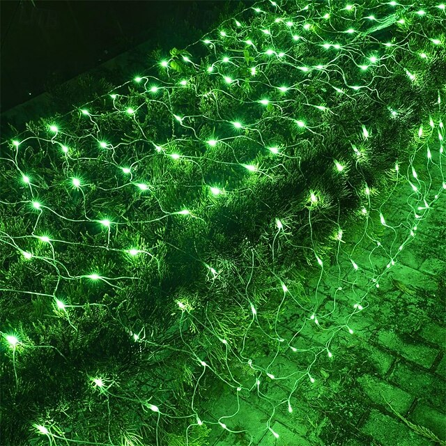 Vibrant St. Patrick's Day 200 LED Mesh Lights, 9.8 ft x 6.6 ft ...
