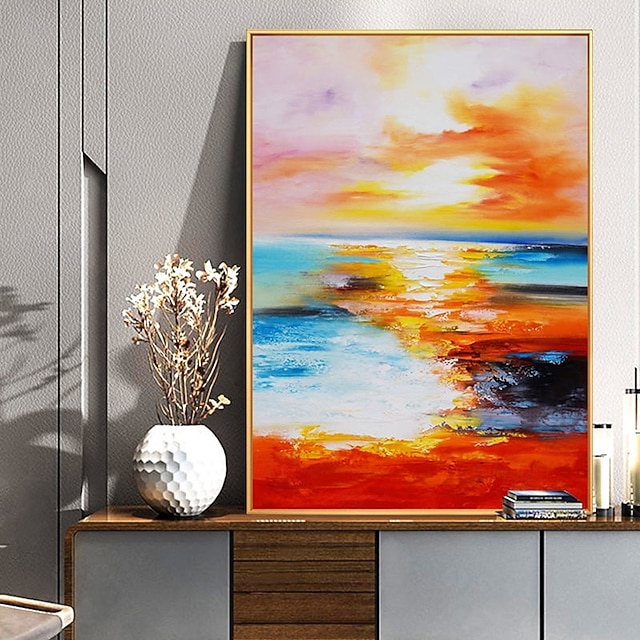 Handmade Oil Painting Canvas Wall Art Decoration Modern Abstract Sea ...
