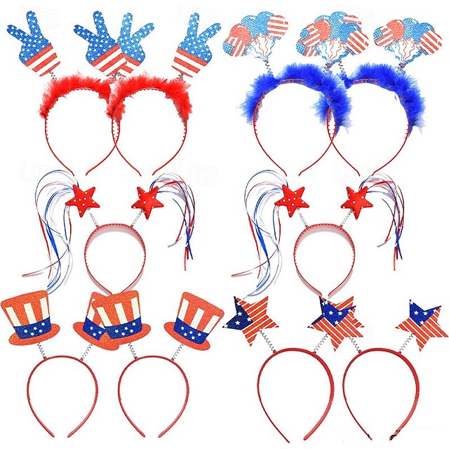 Carnival Headband Cosplay Kid's Adults' Unisex Independence Day / the ...