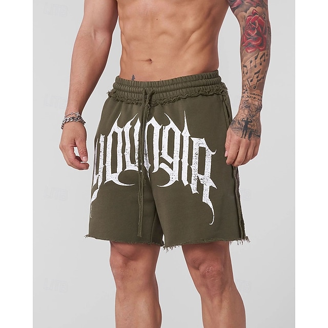 Men's Running Shorts Athletic Shorts Gym Shorts Drawstring Pocket ...