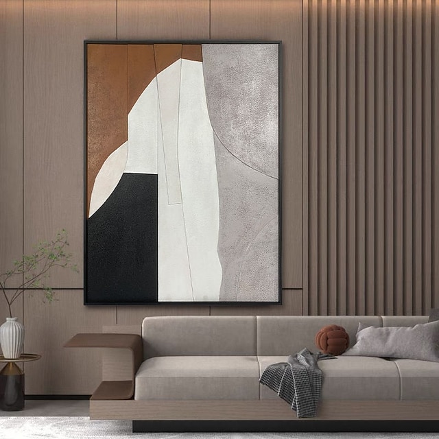 Handmade Oil Painting Canvas Wall Art Decoration Simple Abstract for ...