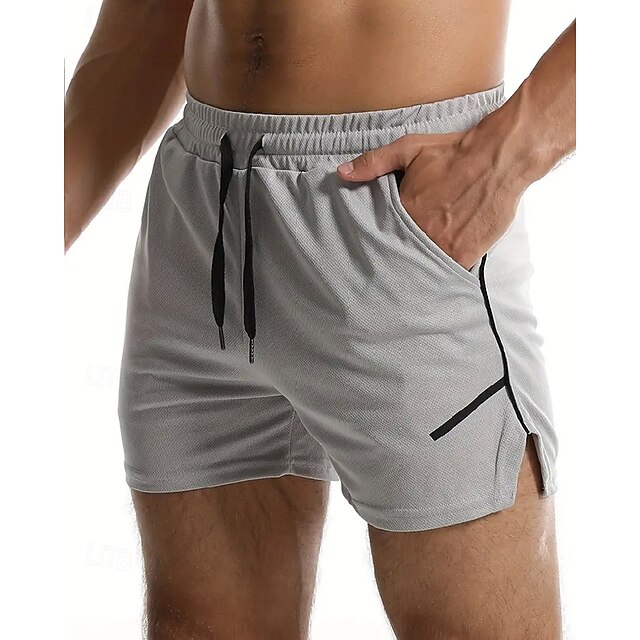 Men's Running Shorts Athletic Shorts Gym Shorts Drawstring Pocket ...