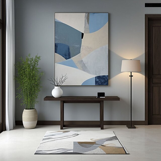 Mid Century Canvas painting handmade Wall Art Painting by Urban ...