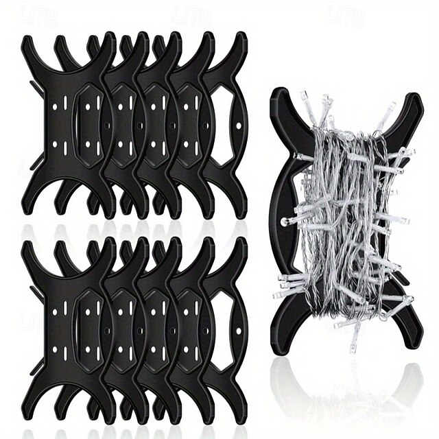 10 Pcs Christmas Lights Storage Holder All-Purpose Light Cord Wind Up ...
