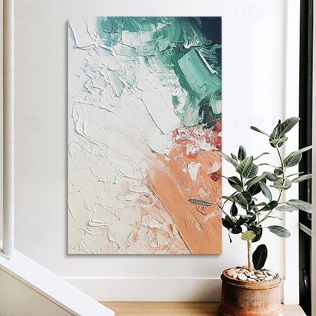 Handmade Oil Painting Canvas Wall Decoration Abstract Thick Oil Texture ...