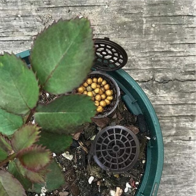 50pcs Heavy-Duty Plastic Plant Fertilizer Baskets with Dome Lid ...