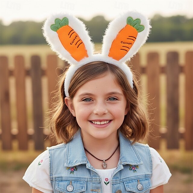 Animal Rabbit Easter Bunny Carnival Headpiece Funny Kid's Adults ...