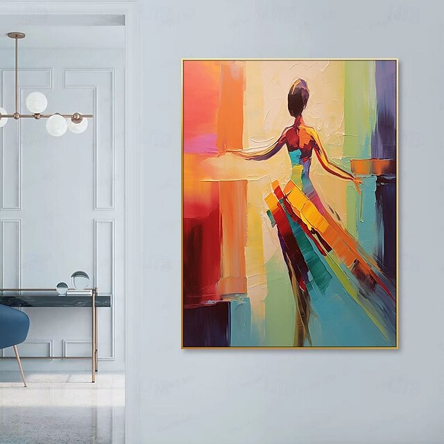 Handmade Oil Painting Canvas Wall Art Decoration Abstract Figures for ...