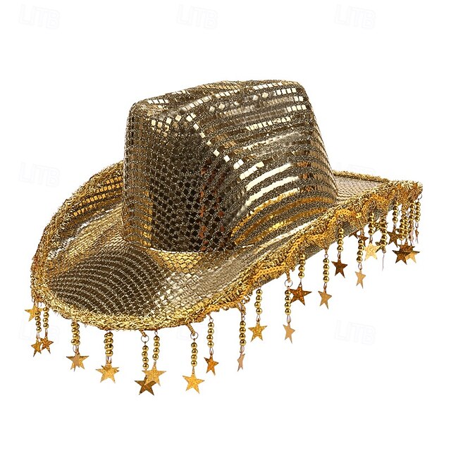 Carnival 2026 Carnival Hat Cowboy Hat Party / Evening Funny Sequins ...