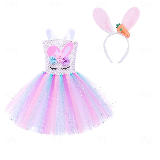 Book Week 2026 Princess Animal Easter Bunny Carnival Tutu Robe Dresses ...