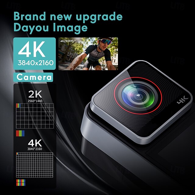 4k Action Camera (Wifi-enabled), Sports Camcorder, Bicycle Dashcam ...