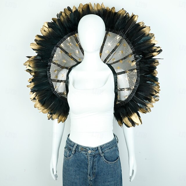 Women's Red Feather Carnival Back Piece, Large Samba Dancer Backpack ...