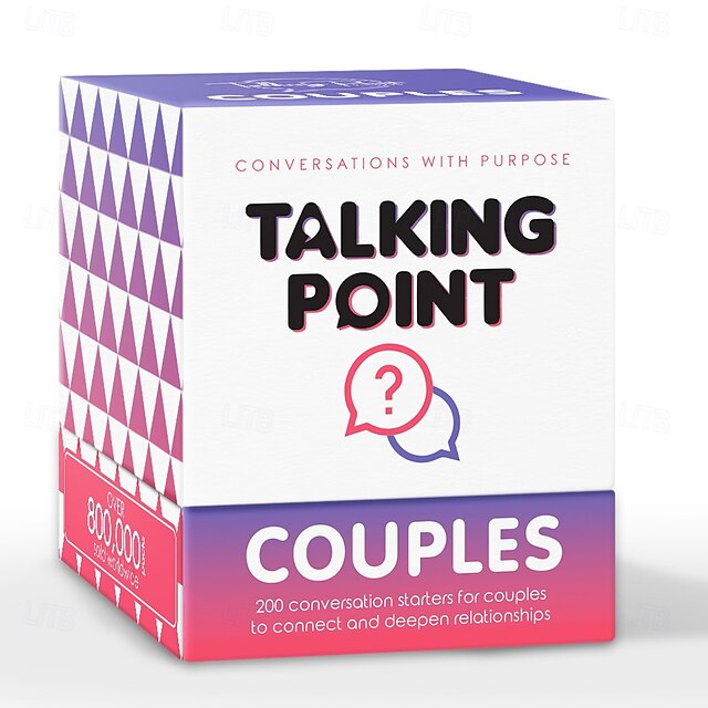 Talking Point 2 Pack Conversation Starters Card Game, Couples & Family ...