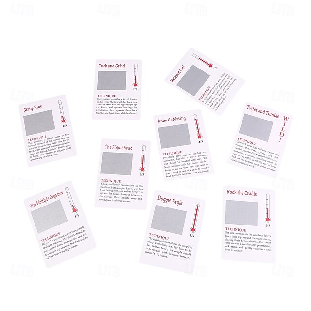 A Year of Sex Scratch Off Cards for Couples - Naughty Sex Position ...
