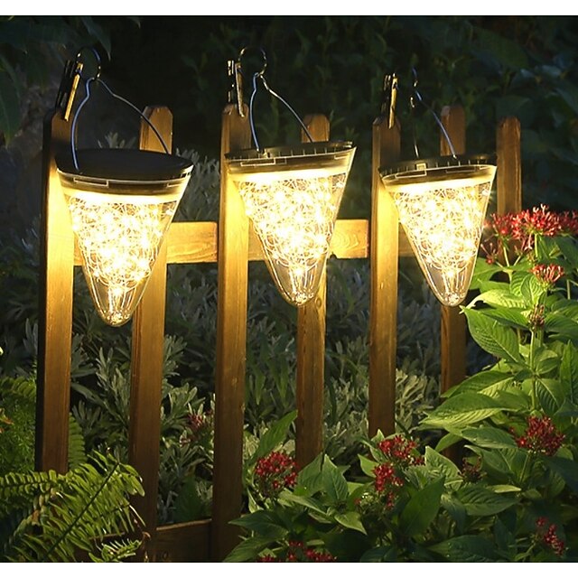 Solar Starry Sky Light Outdoor Conical Solar Garden Light Led Landscape ...