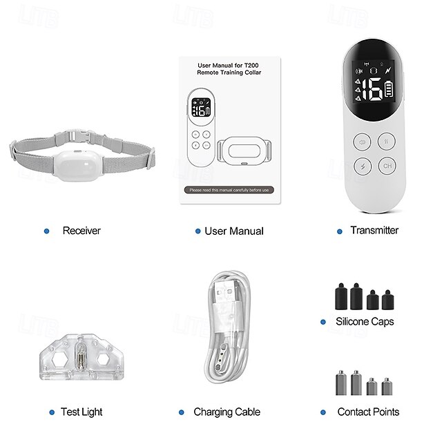 Dog Training Shock Collar For Dogs With Remote Simple Dog Waterproof ...