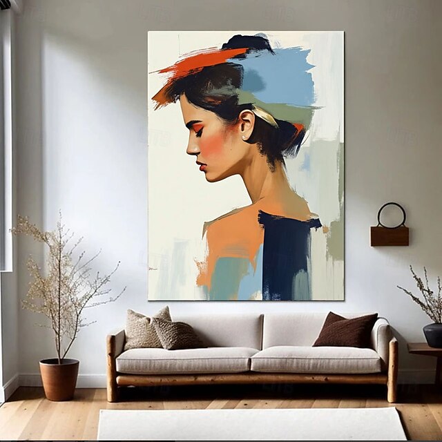 Female Abstract Back Oil Painting Original Figure Abstract Oil Painting ...