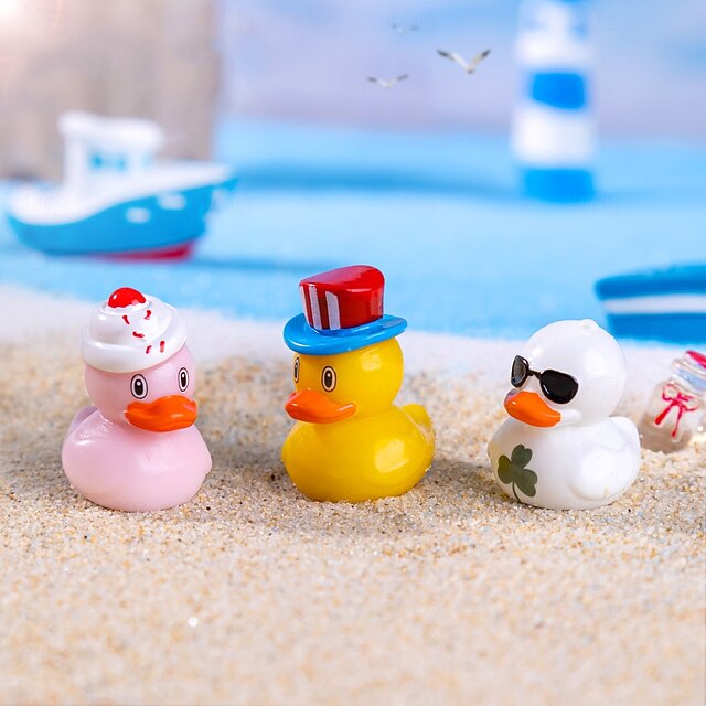 10 Pack Cute Easter Professional Duck Cute Grain DIY Decoration Hanging ...