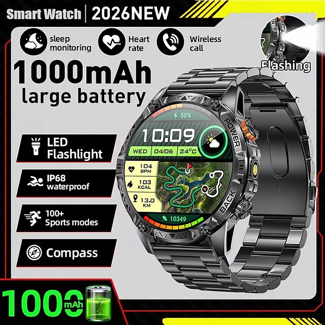 iMosi YK16 Smart Watch 1.7 inch Bluetooth Calling Smartwatch Pedometer ...