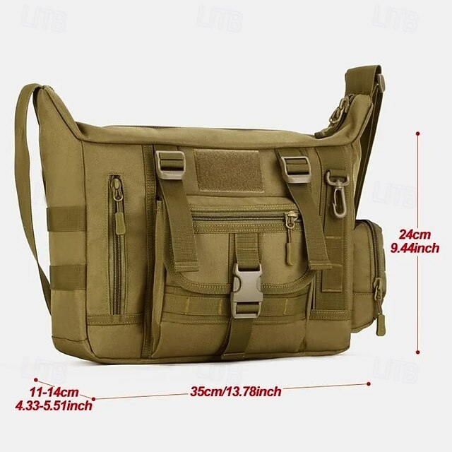 Waterproof Tactical Military Multi-Pocket Crossbody Bag Large Capacity ...