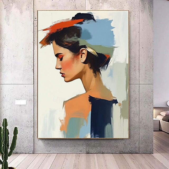 Female Abstract Back Oil Painting Original Figure Abstract Oil Painting ...