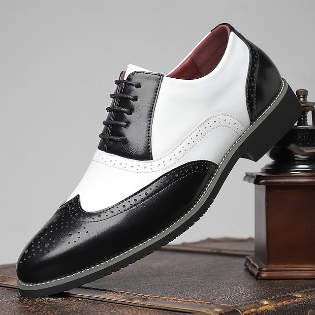 Men's Classic Casual British Wedding PU Leather Comfortable Slip ...