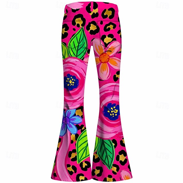 Retro Vintage Boho 1970s Pants Bell Bottom Pants Hippie Disco High ...