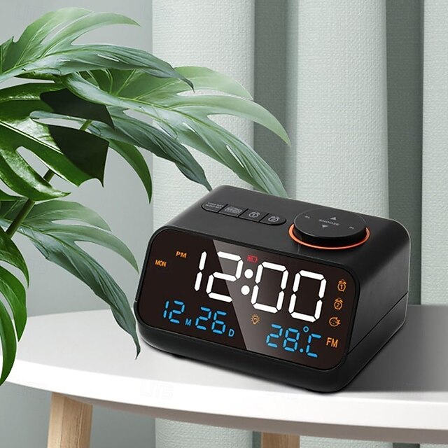 Alarm Clock Radio for Bedrooms Clock Radio with AM/FM Dual Alarm with ...