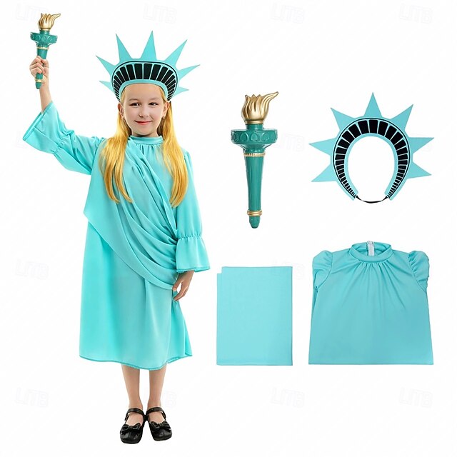 American 250 Carnival Dress Outfits Cosplay Kid's Unisex Halloween ...