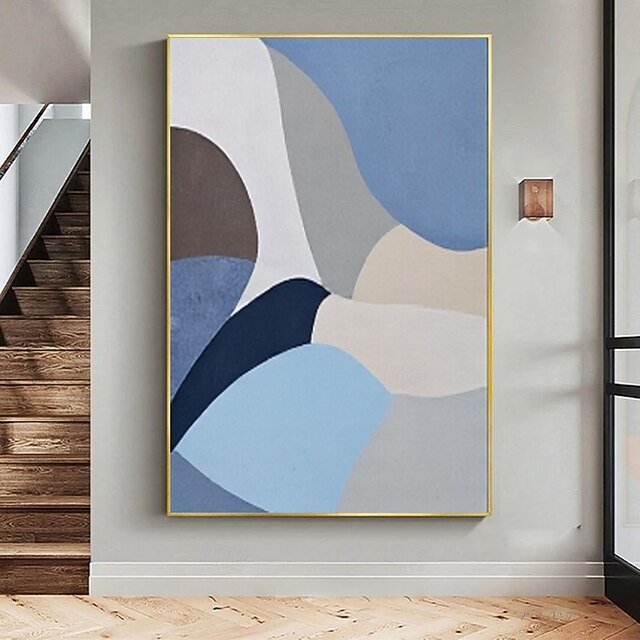 Mid Century Canvas painting handmade Wall Art Painting by Urban ...