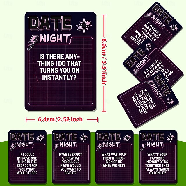 2 Pack 100 Date Night Cards for Couples, Fun & Romantic Conversation ...