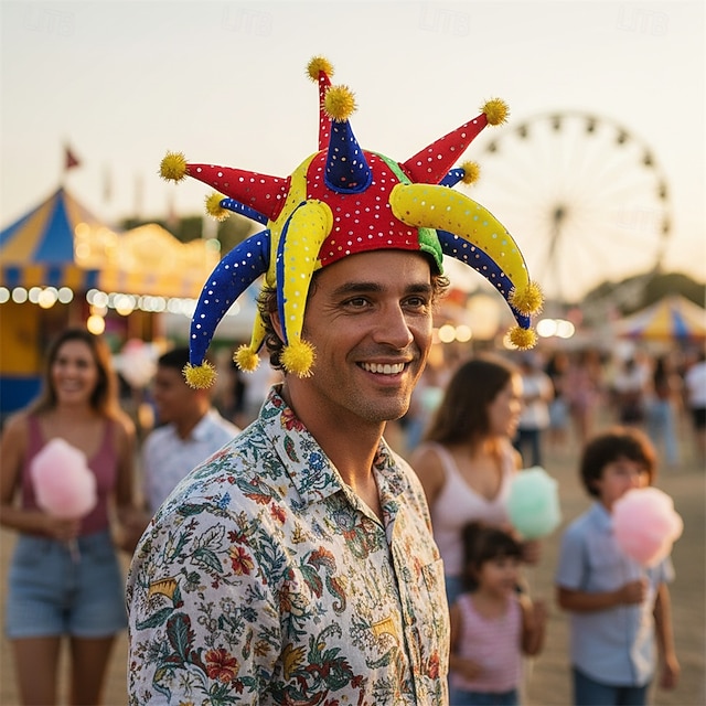 Carnival 2026 Clown Carnival Hat Party / Evening Funny Adults' Unisex ...