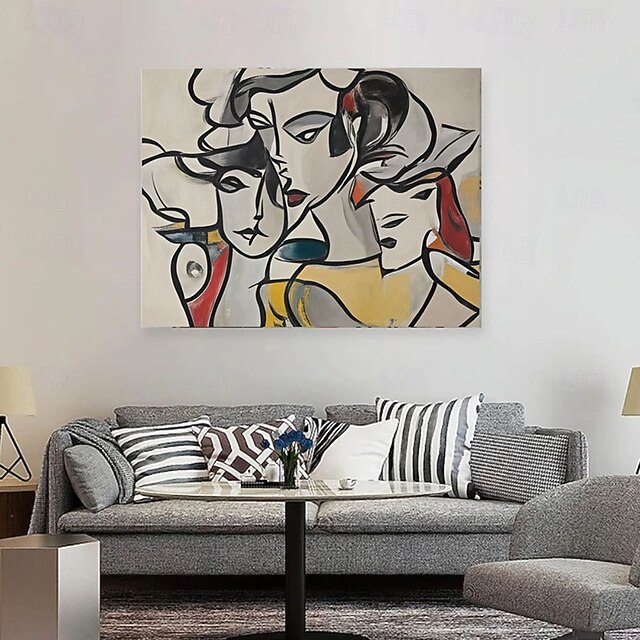 Hand Painted Modern Popular Oil Painting Canvas Wall Art Decoration ...