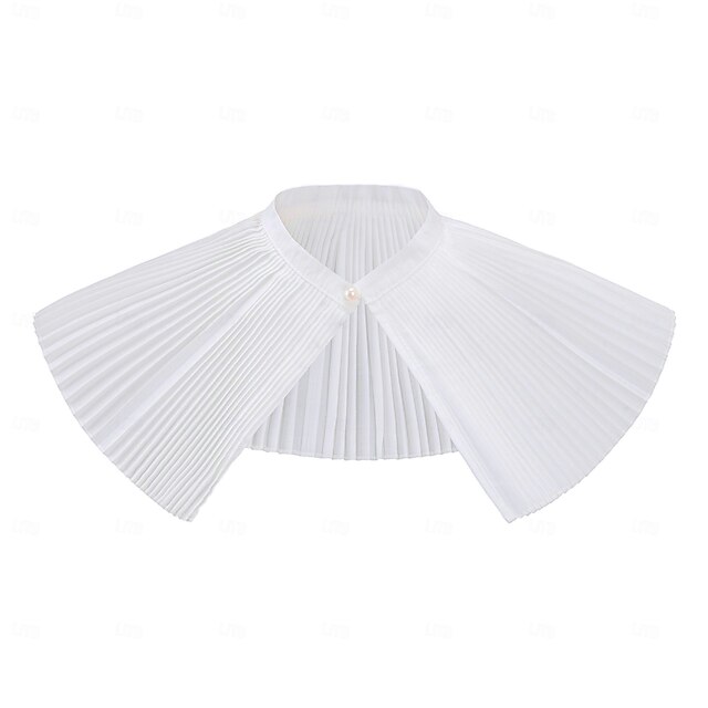 Vintage Rococo Victorian Ruff Collar Princess Gentlewoman Pleated Fancy ...