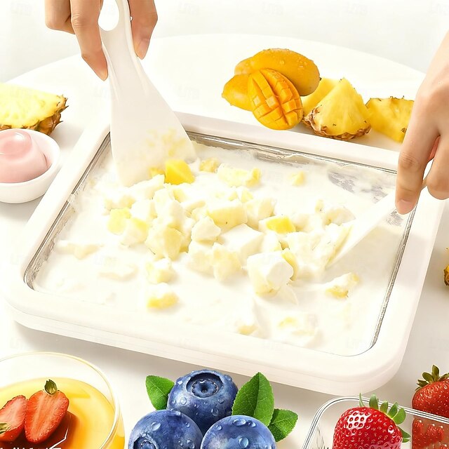 Rolled Ice Cream Maker, At-Home Rolled Ice Cream Machine with Instant ...