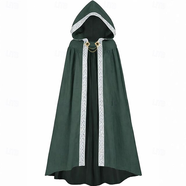 Retro Vintage Medieval Renaissance Cape Cloak Hooded Cloak Vampire ...