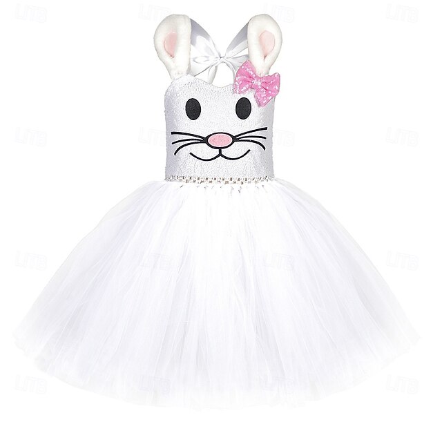 Tutu Robe Animal Rabbit Easter Bunny Dresses Funny Kid's Girls ...