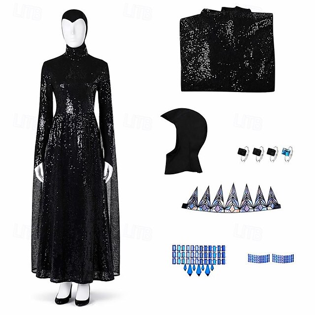 Snow and the Seven Friends Venom The Evil Queen Dress Movie Cosplay ...