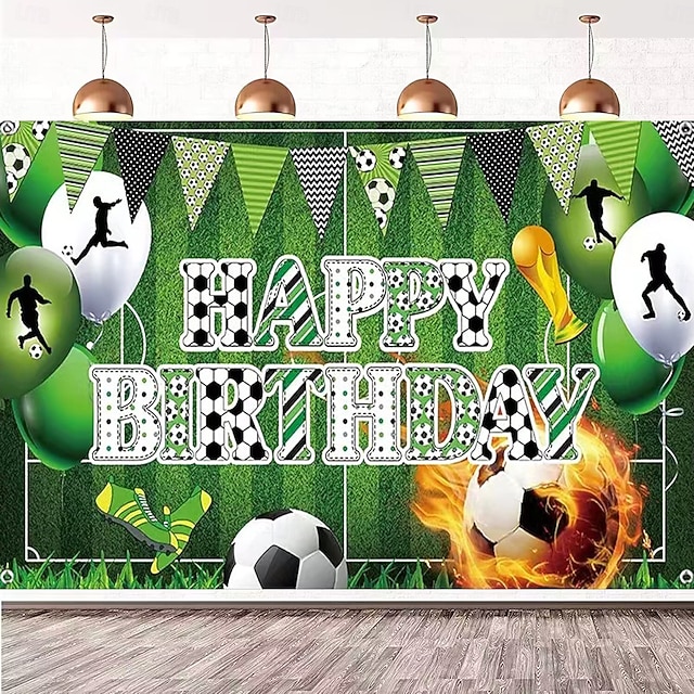 2026 Soccer Cup Photography Backdrop, Birthday Party Decoration Banner ...