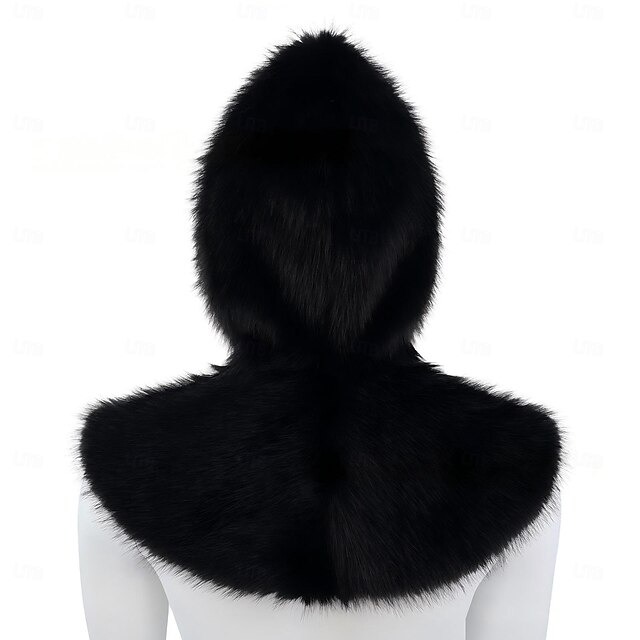 Medieval Renaissance Fancy Costume Faux Fur Shawl Warrior Viking ...