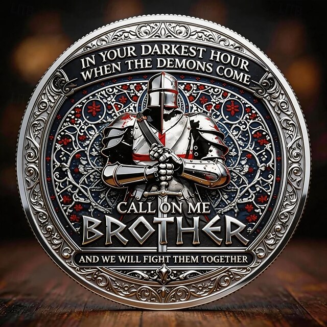 Brotherhood of Knights Commemorative Coin, Medieval Knight Challenge ...